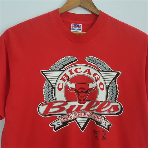 Vintage 90 S CHICAGO BULLS Nba Team T Shirt Made USA Etsy