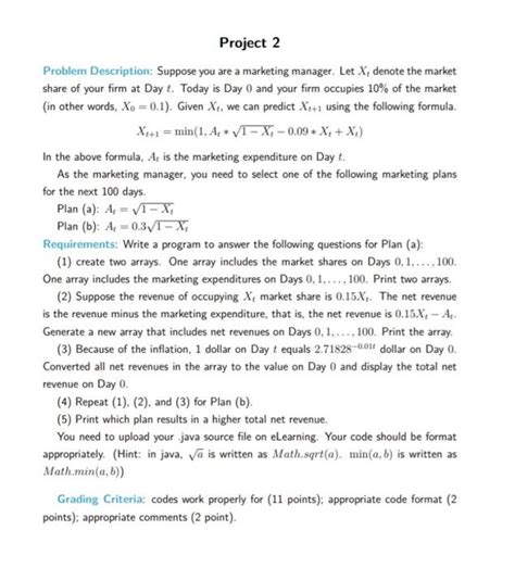 solved project 2 problem description suppose you are a