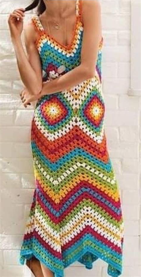 Pin by Silvana Estrela on roupa crochê Crochet clothes Crochet dress