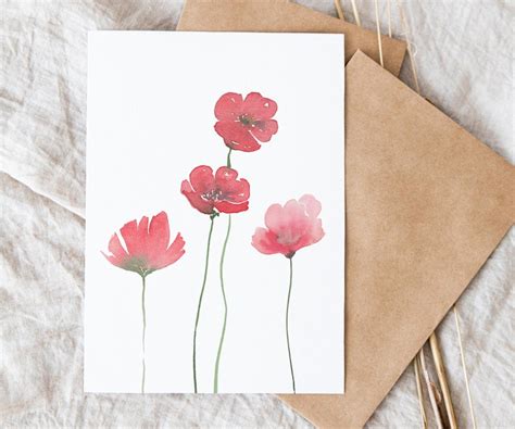 Watercolor Wildflowers Clipart Botanical Floral Wild Flowers Etsy Canada