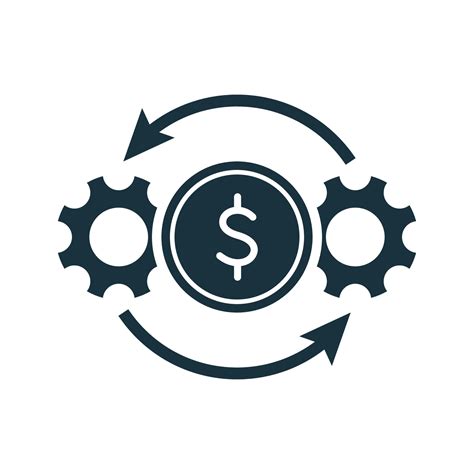 Cost Effective Icon Cogwheels Gears And Dollar Symbol Efficiency And
