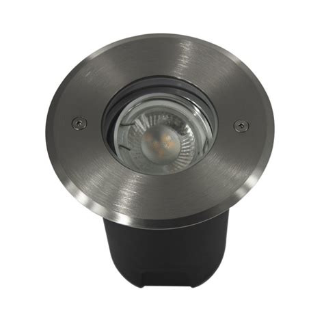 Spot LED d extérieur encastrable rond orientable source GU10 ByLED fr