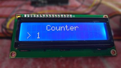 arduino push button counter code lcd circuit and working