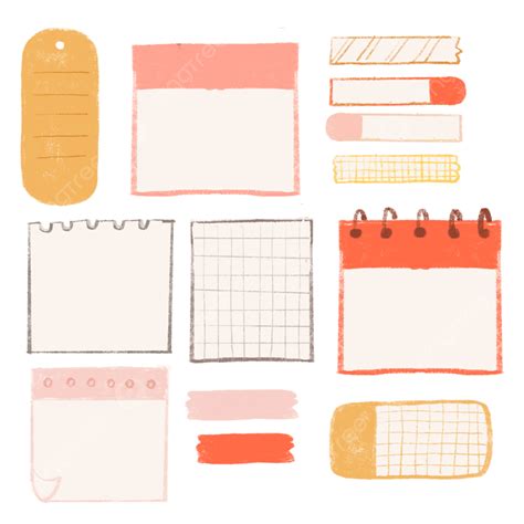 Lindas Notas Autoadhesivas Para Decoración De Diario Imprimibles Gratis