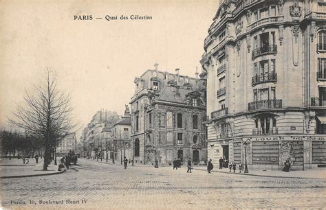 Quai des Célestins à Paris 4e Cartorum