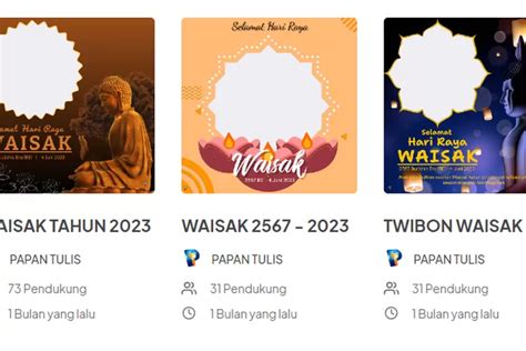 10 LINK Twibbon Hari Raya Waisak 2023 Unduh Secara Gratis Di Sini