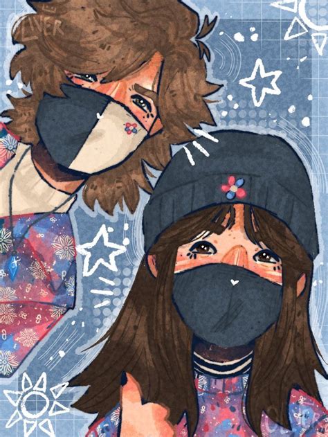 Ranboo And Aimsey Illustration Art Art Fan Art