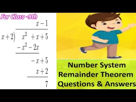 Remainder Theorem Of Polynomial Sheshfal Parimey How To Find