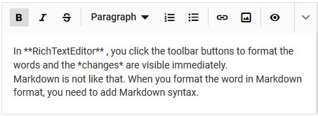Blazor Markdown Editor Wysiwyg Md Editor Syncfusion