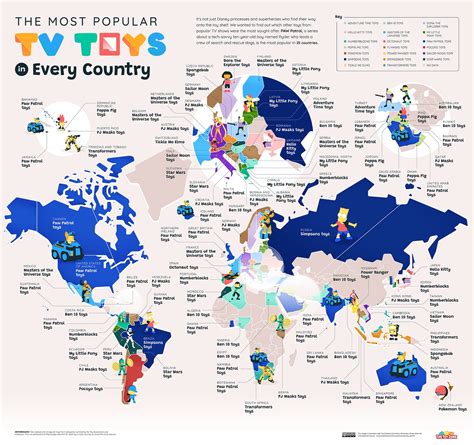Every Country S Favorite Toys Consoles And Board Games Mapped Vivid