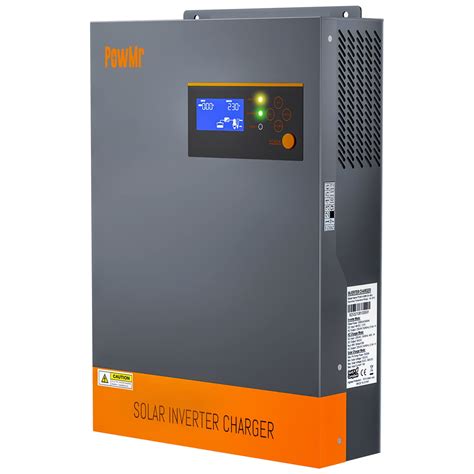Buy PowMr 5500W Hybrid Inverter 48V DC To 220V 230V AC With MPPT 80A