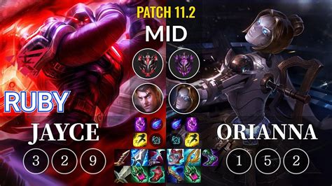 RW Ruby Jayce Vs Orianna Mid KR Patch 11 2 YouTube