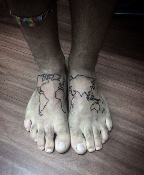 40 Tatouages Carte Du Monde TATOUEZ
