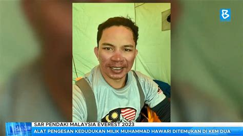 SAR Pendaki Malaysia Everest Alat Pengesan Kedudukan Milik Muhammad