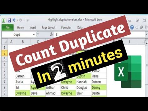How To Count Duplicate In A List How To Check Duplicate Data In Excel