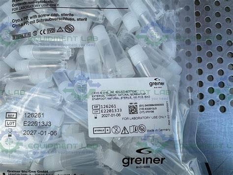 New Pack Greiner Bio One Cryo S Round Bottom Ml Polyp
