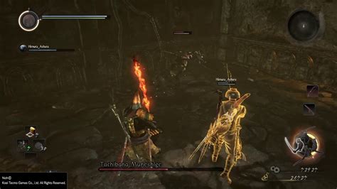Nioh Tachibana Muneshige Boss Fight Co Op Youtube