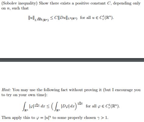 solved help with partial differential equations sobolev
