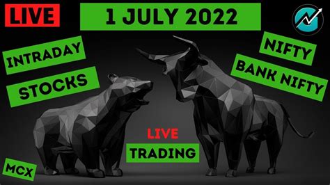 Live Intraday Trading On 1 July 2022 Nifty Trend Today Banknifty