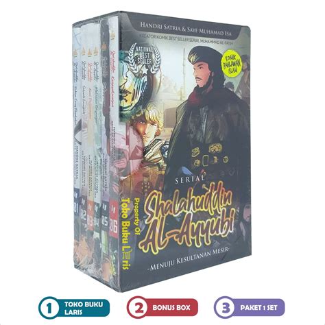 Jual Komik Shalahuddin Al Ayyubi BOX Komplit 1set Jilid 1 2 3 4 5 6