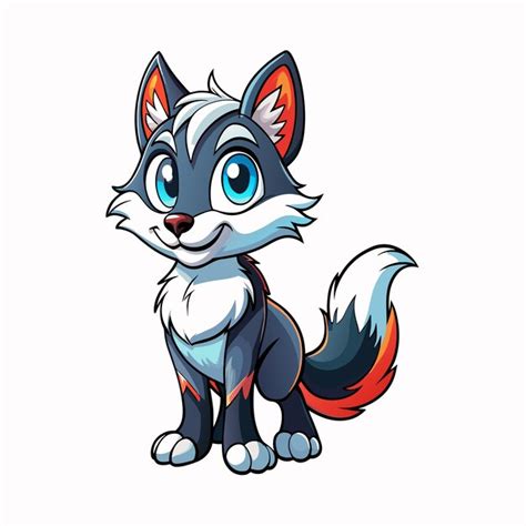 Un Gato De Dibujos Animados Con Una Cola Que Dice La Cola De Un Gato