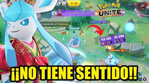 GLACEON PEGA DEMASIADO MEJORES OBJETOS Y MEDALLASBUILD POKEMON UNITE