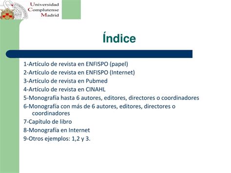 PPT Cómo citar según las Normas de Vancouver Ejemplos de citas