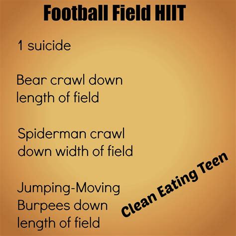 Take Your Workouts OUTSIDE With This Football Field Workout