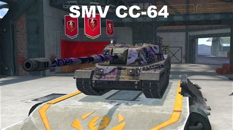 SMV CC 64 Ace Mastery Gameplay WoT Blitz YouTube