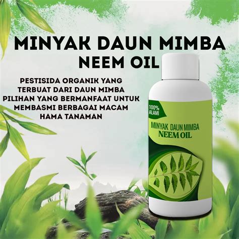 Jual Pestisida Organik Pestisida Nabati Neem Oil 100ml Minyak