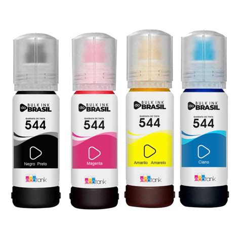 Kit Cores Refil Tinta Bulk Ink T L L Cmyk Shopee Brasil