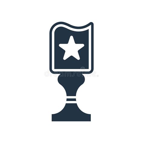 Vetor Do ícone Do Troféu Isolado No Fundo Branco Sinal Do Troféu