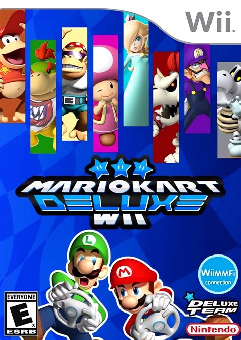 Mario Kart Wii Deluxe Blue Edition Images Launchbox Games Database