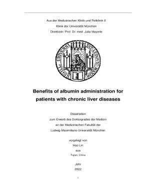 Fillable Online Edoc Ub Uni Muenchen PDF Roles Of Albumin In Patients