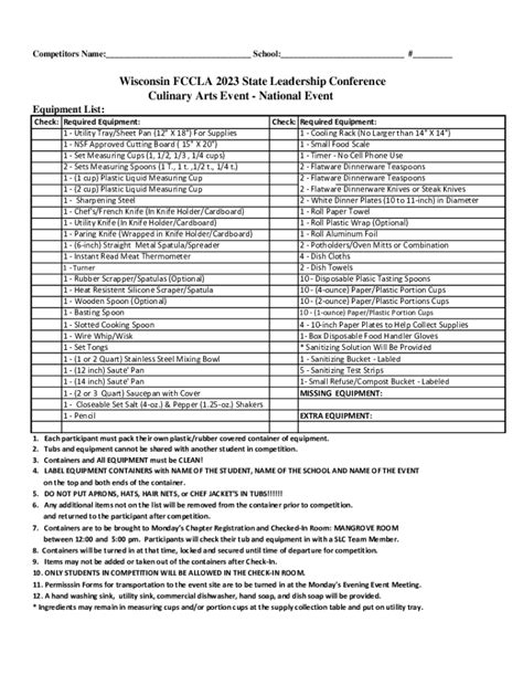 Fillable Online Dpi Wi How To Conduct And Prepare A Competitive