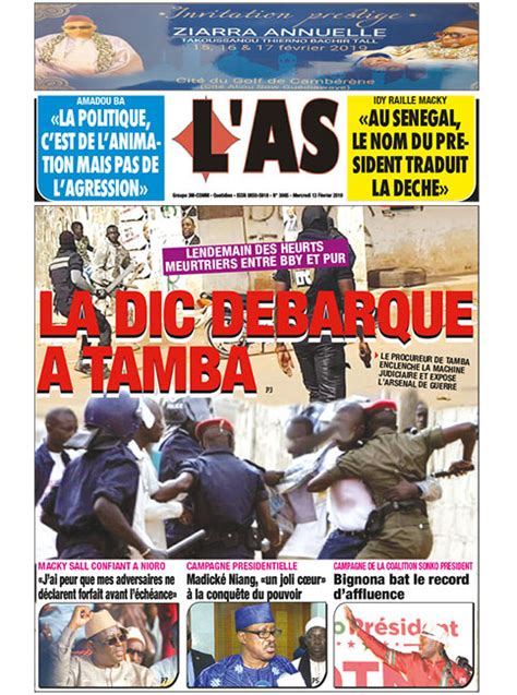 LES PIQUES DE L AS DE CE MERCREDI SenePlus