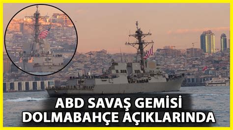 Abd Sava Gemisi Bo Az Da Demirledi Youtube