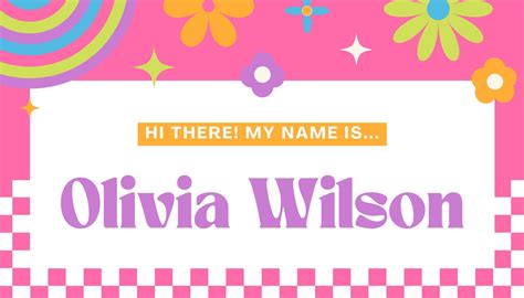 Free Printable Customizable Name Tag Templates Canva Off