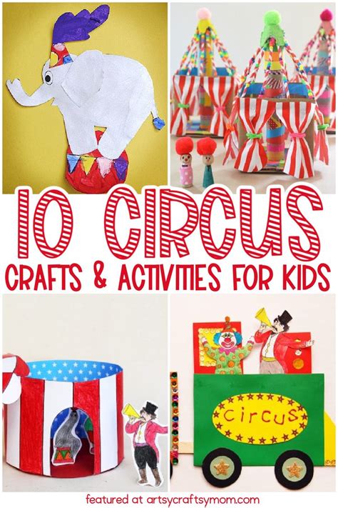 Circus Tent Craft Carnival Theme Crafts Circus Crafts Preschool