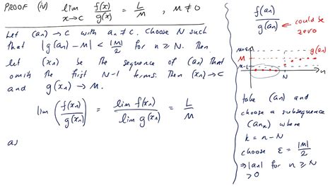 12 1 algebraic limit theorem for functional limits youtube