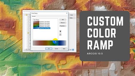 ArcGIS Create A Custom Color Ramp YouTube