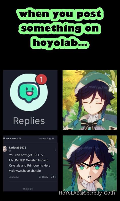 Relatable Hoyolab Meme