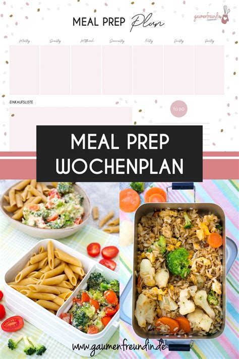 Meal Prep Wochenplan Gratis Wochenplan Vorlagen Zum Ausdrucken