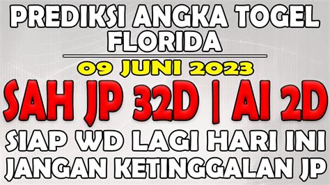 PREDIKSI FLORIDA MID FLORIDA EVE 09 JUNI 2023 BOCORAN FLORIDA