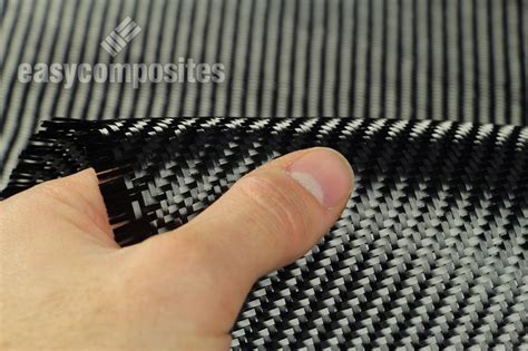 210g ProFinish 2x2 Twill 3k Carbon Fibre Cloth 1m Easy Composites