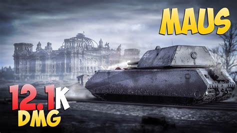Maus 5 Kills 12 1K DMG Authentic World Of Tanks YouTube