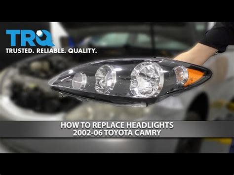How To Replace Headlights 2002 06 Toyota Camry YouTube