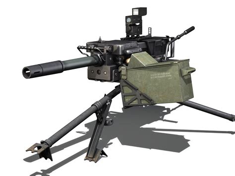 GMG 40mm Grenade Machine Gun 3D Model