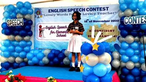 Juara Lomba Pidato Bahasa Inggris SD YouTube