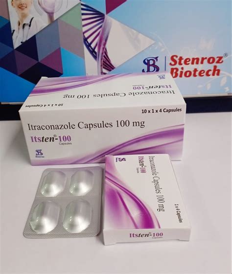 Itesten Itraconazole Mg Capsules Stenroz Biotech Alu Alu